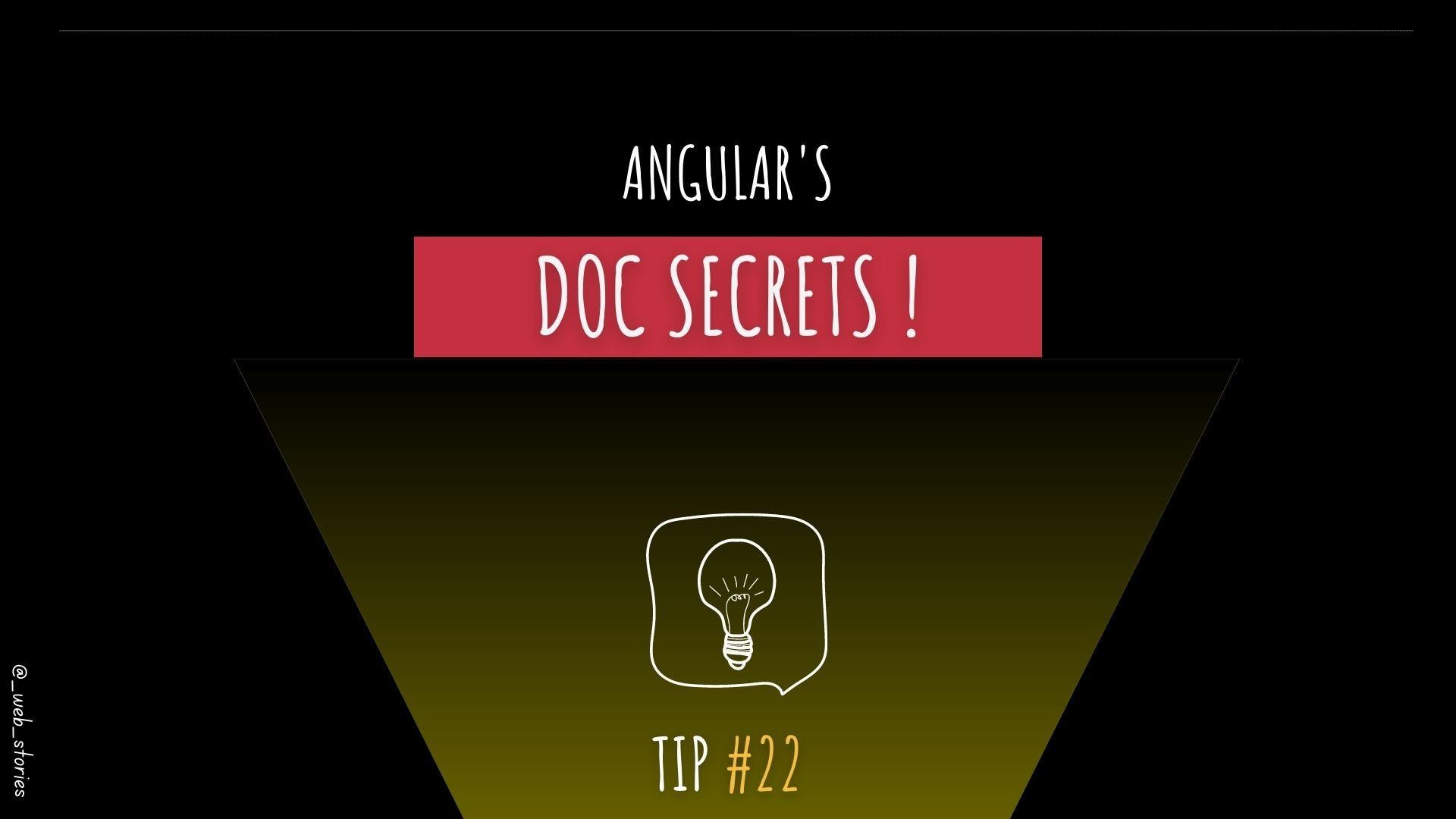 Secrets of Angular doc