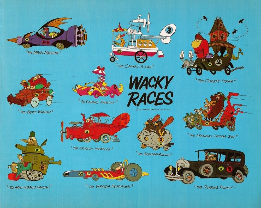 Wacky Races – Manfred Yon – Medium