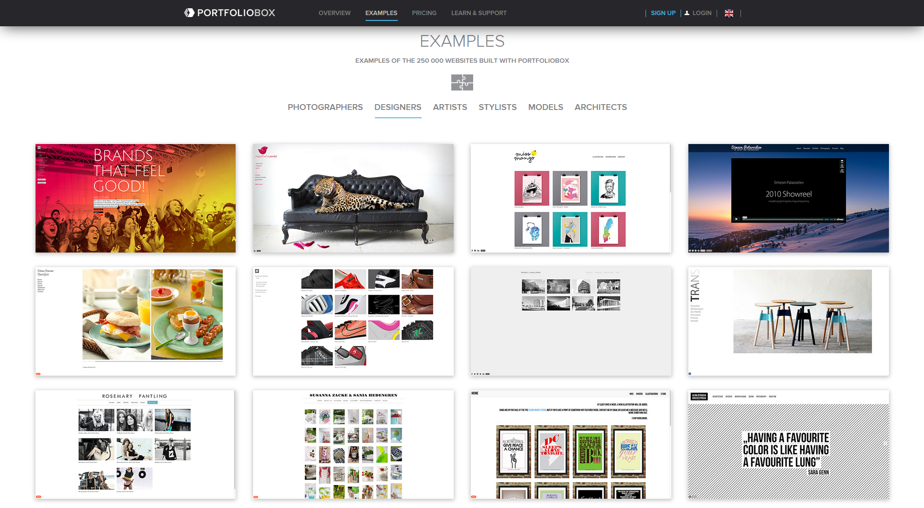 The best online portfolio builders for designers, photographers and web ...