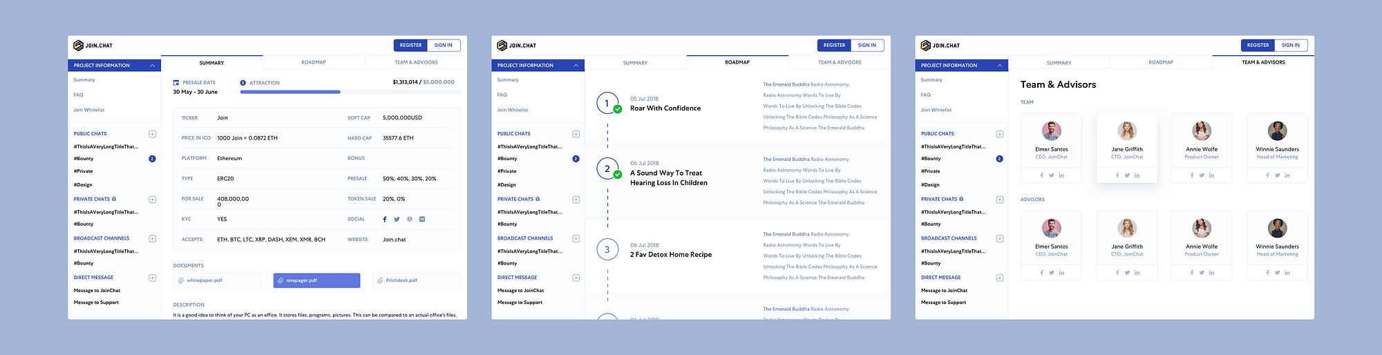 Join.Chat Messenger | A Case Study – Prototypr