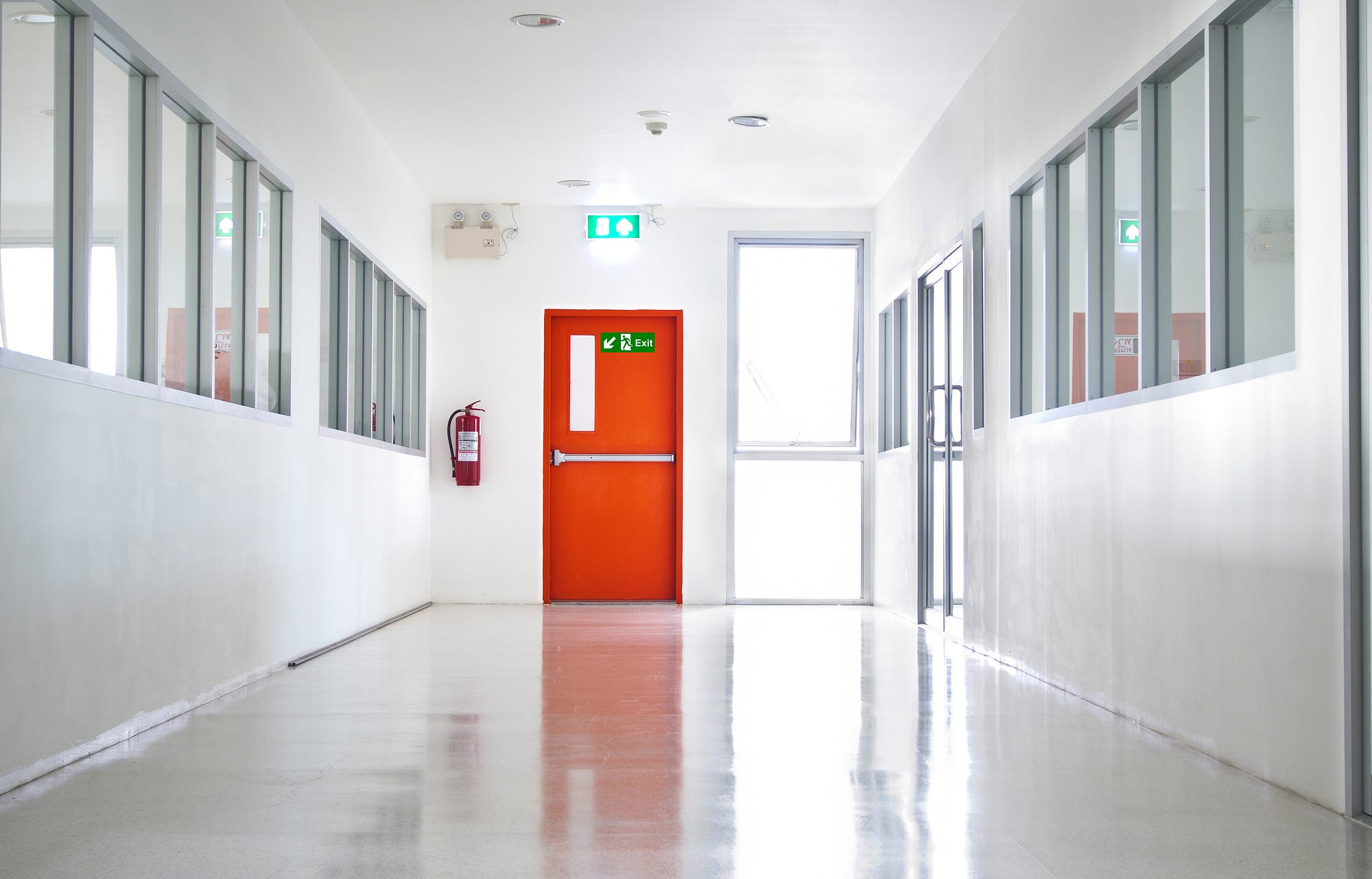 Can an egress exit not open to a public way? – Skwerl – Medium