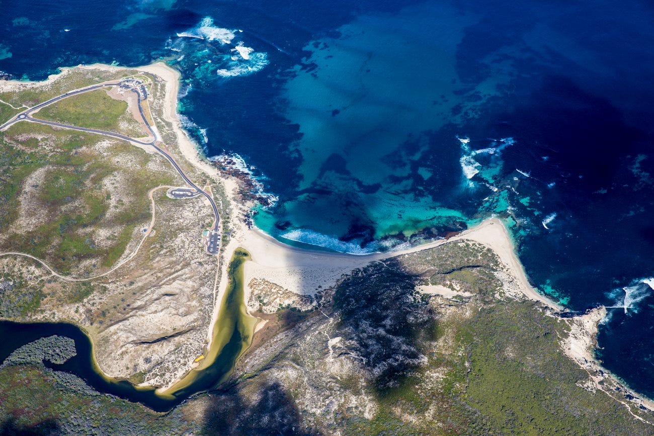 Up Above The Beautiful Margaret River in Western Australia