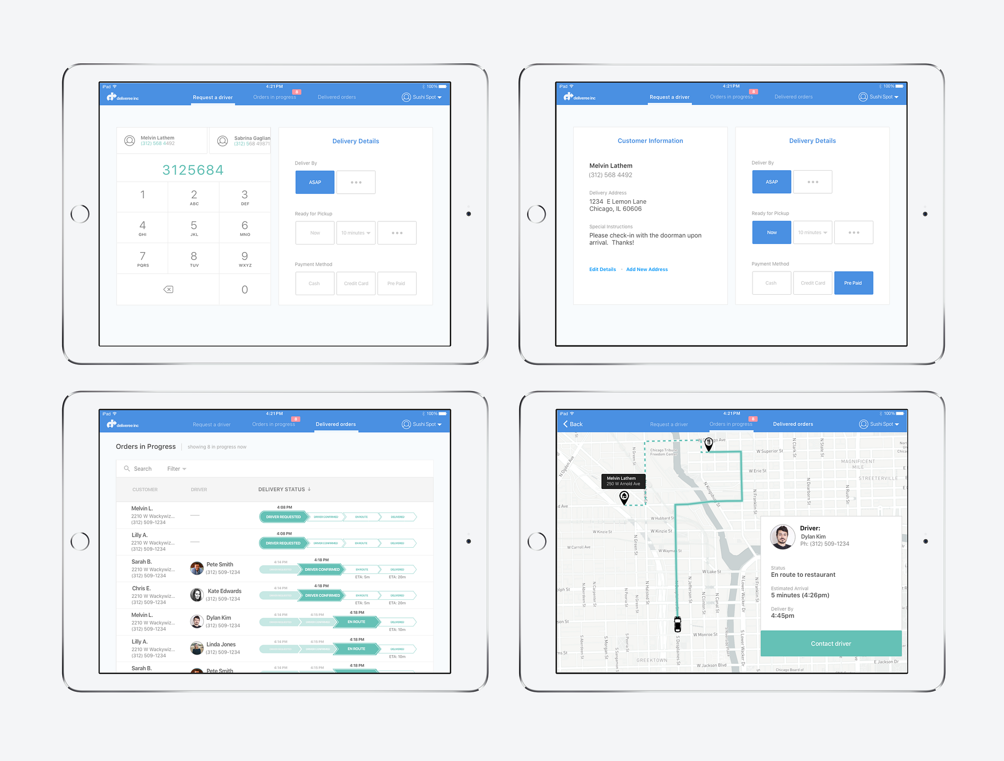 UI Case Study: Deliveree – Prototypr