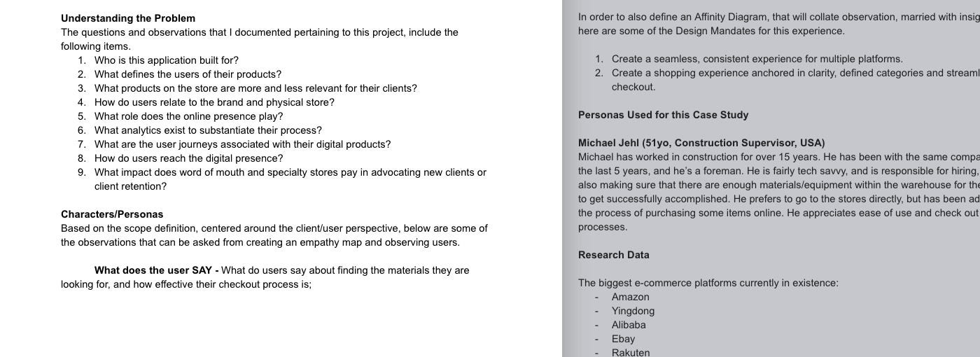 Design and Requirements Documentation – UX Planet