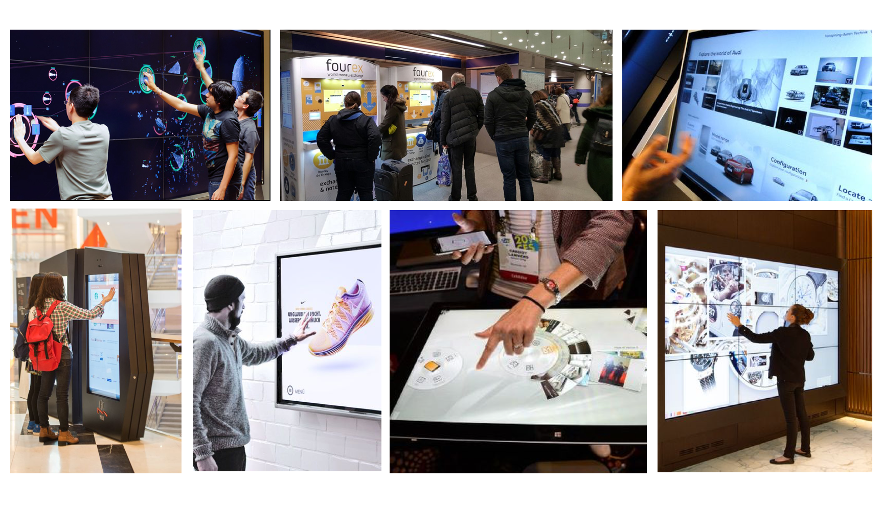 Designing for large touch screen — Always have the user context in mind
