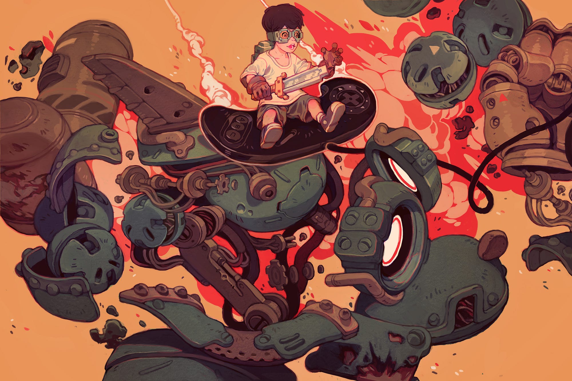 Eight Illustrators Turn Their Favorite Childhood Video Games Into Works ...