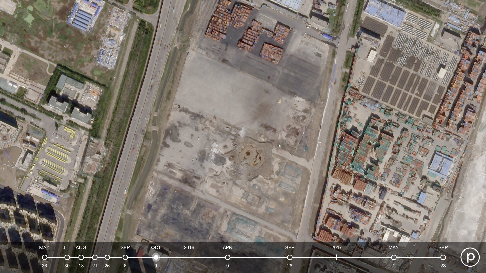 Tianjin Explosions Aftermath: Understanding Risk in Hi-Res