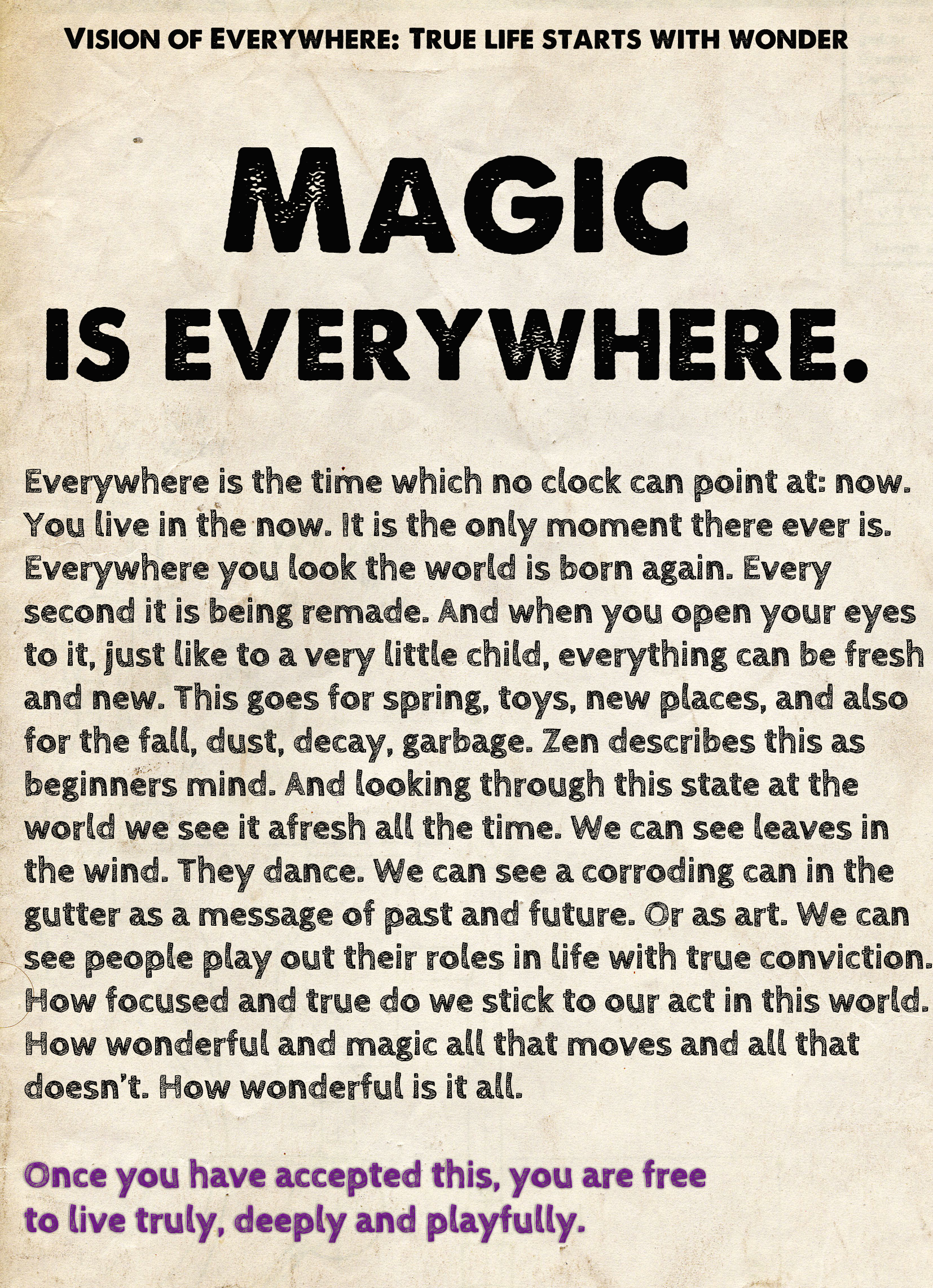 Magic is Everywhere – Life lessons for every belief – Medium