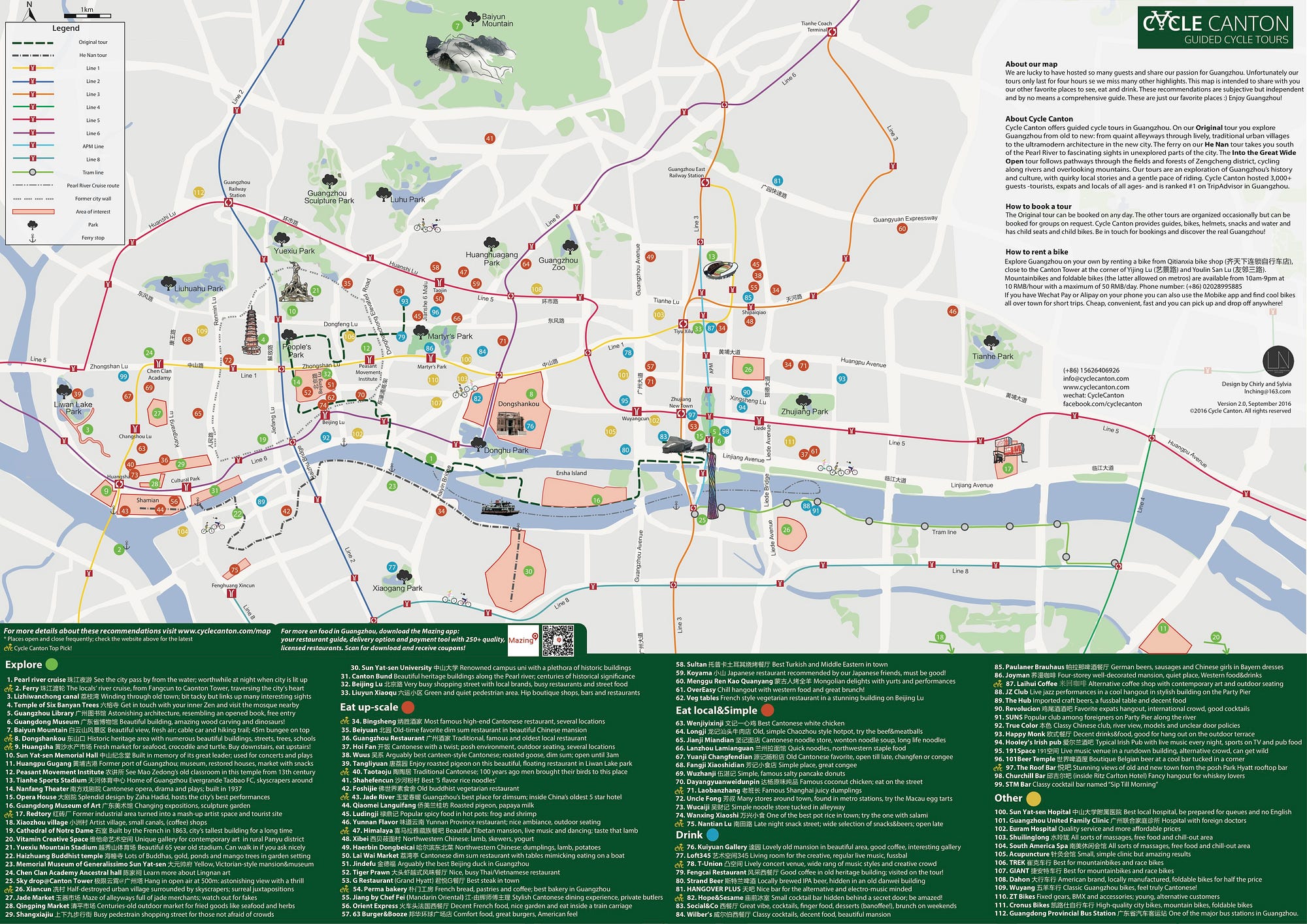 Cycle Canton Map – Cycle Canton – Medium