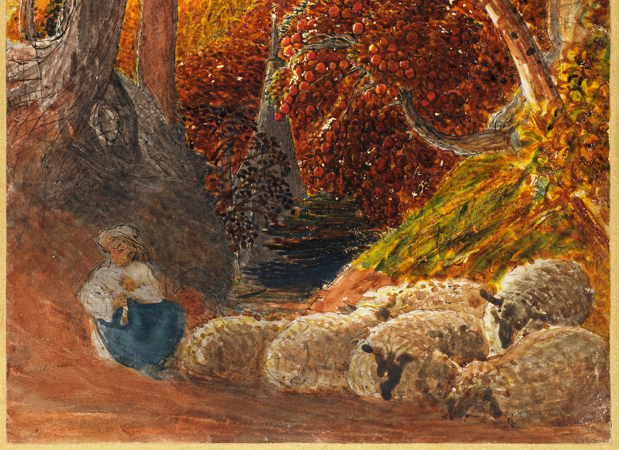 Here’s looking at ewe: Samuel Palmer and his watercolour sheep