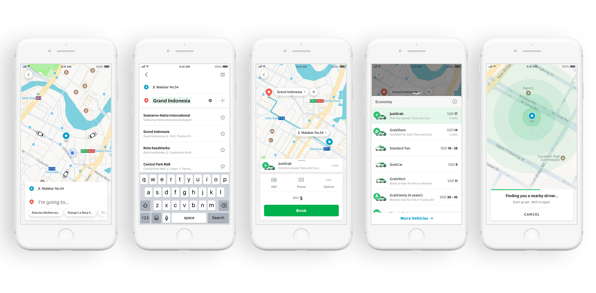 Redesigning the transport booking experience for Grab app — a UX case study