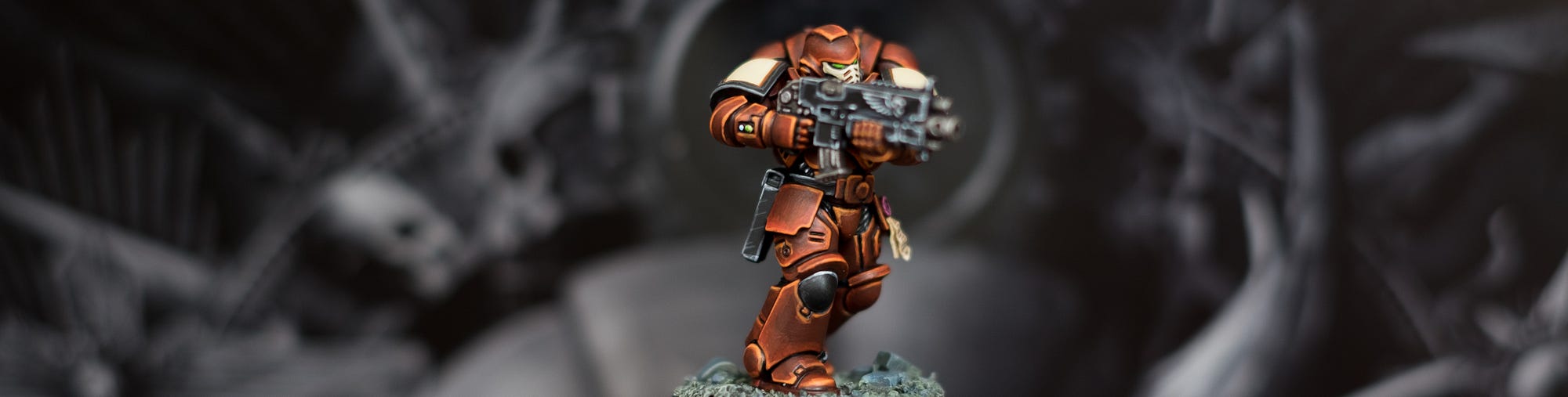 How to paint Primaris Space Marines Blood Ravens chapter