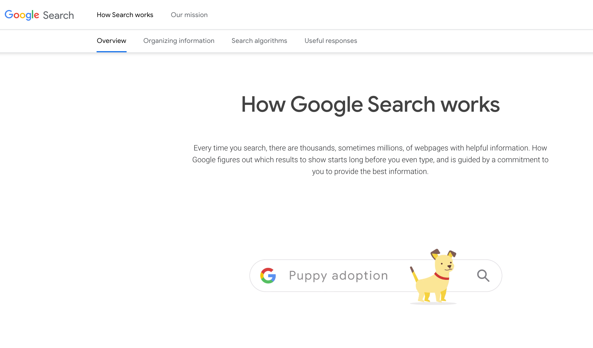 What’s behind the magic of a search engine?