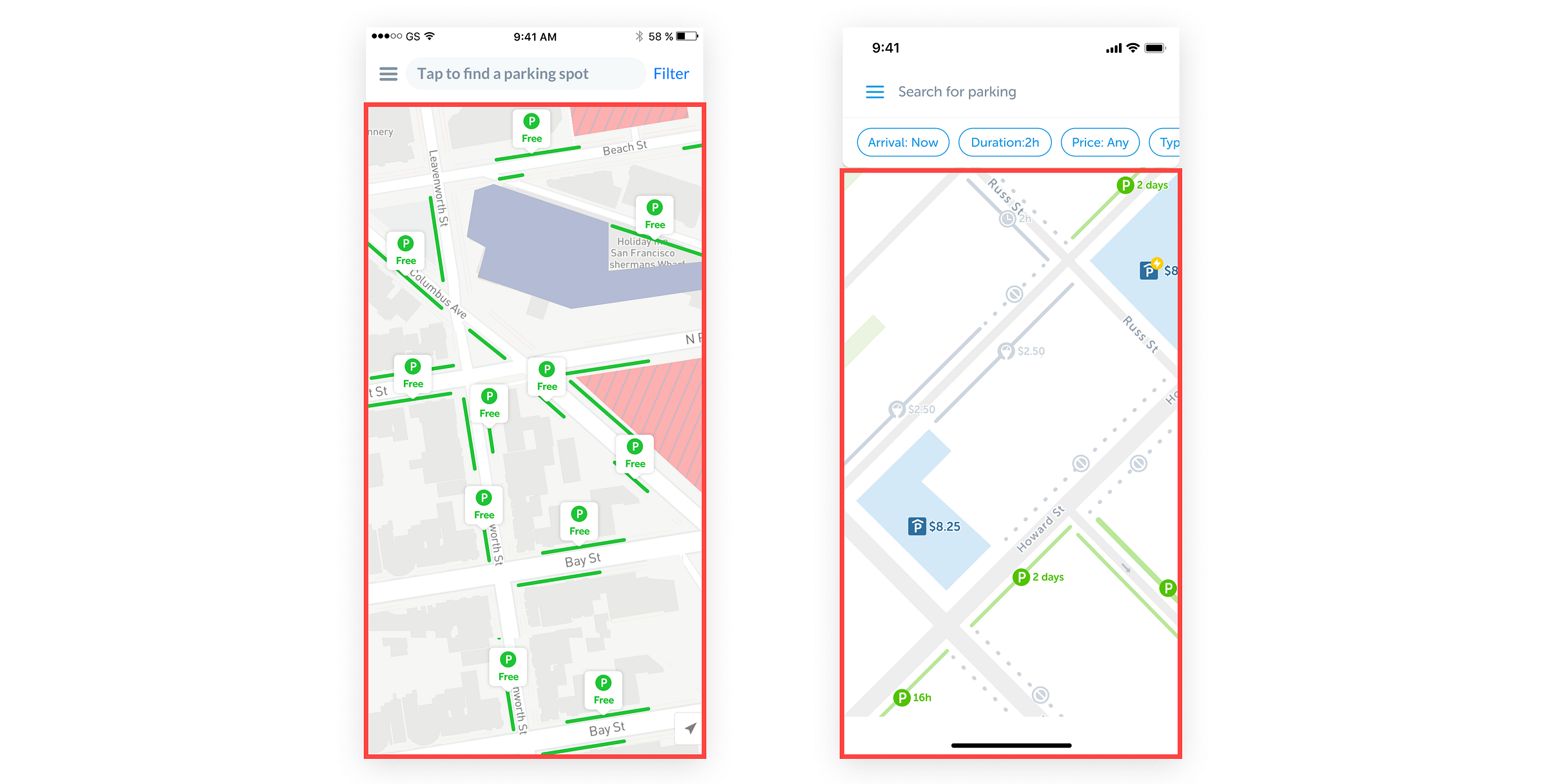 Designing towards live parking map — a UX case study