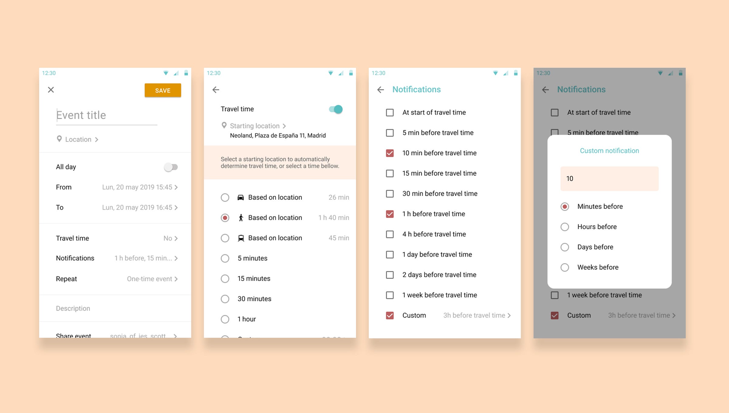 Rethinking a calendar – UX Planet
