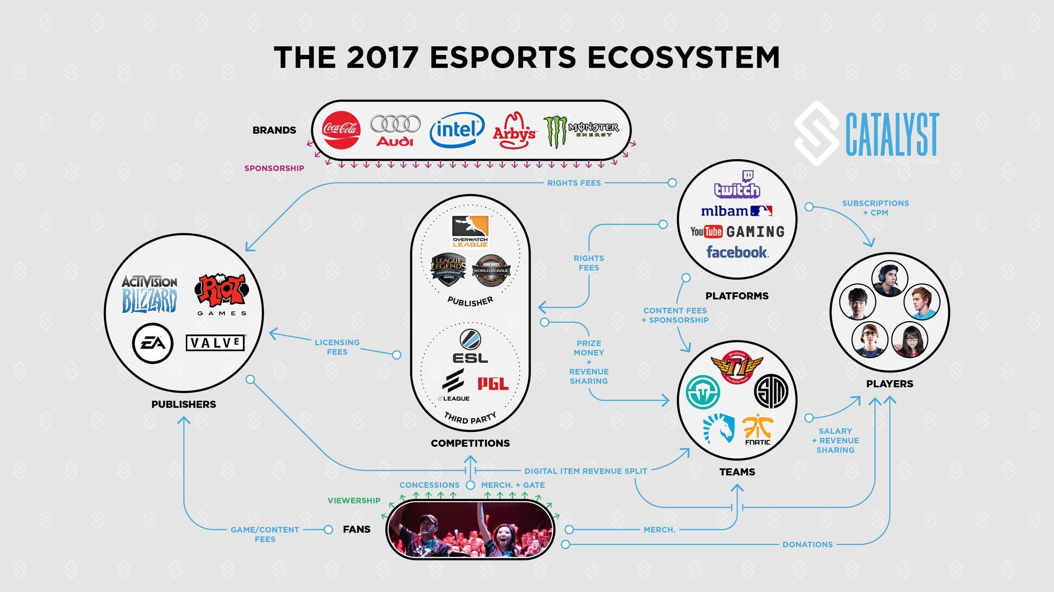 The 2017 eSports Ecosystem Explained In One Chart – humble words by ...