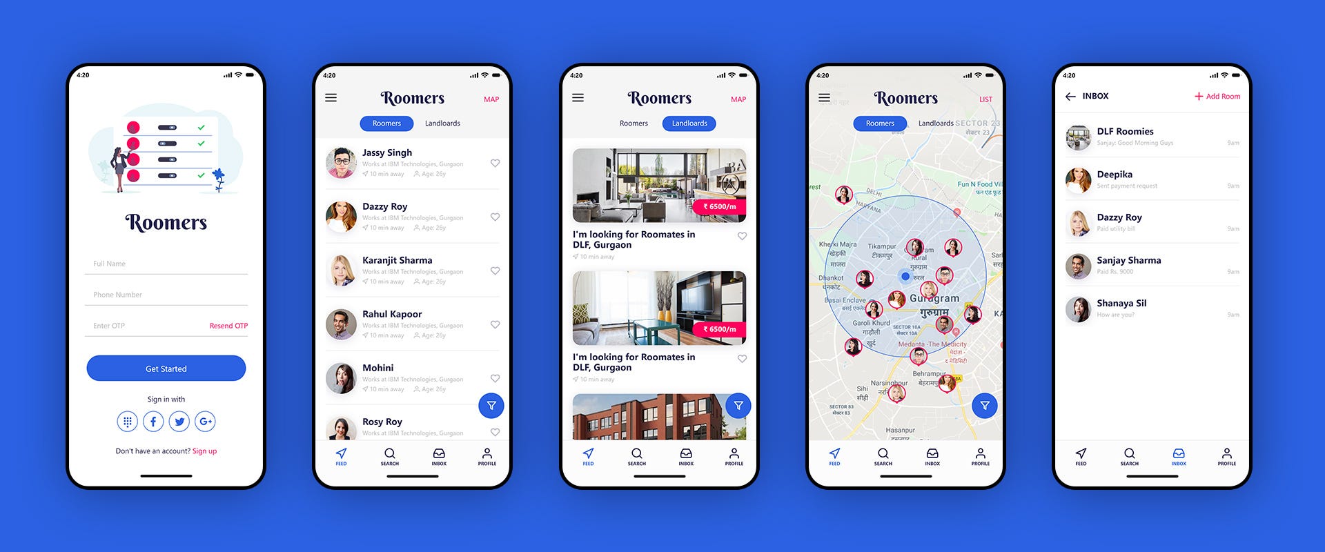 Roommates UX/UI Case Study Assignment in 48 hours – UX Planet