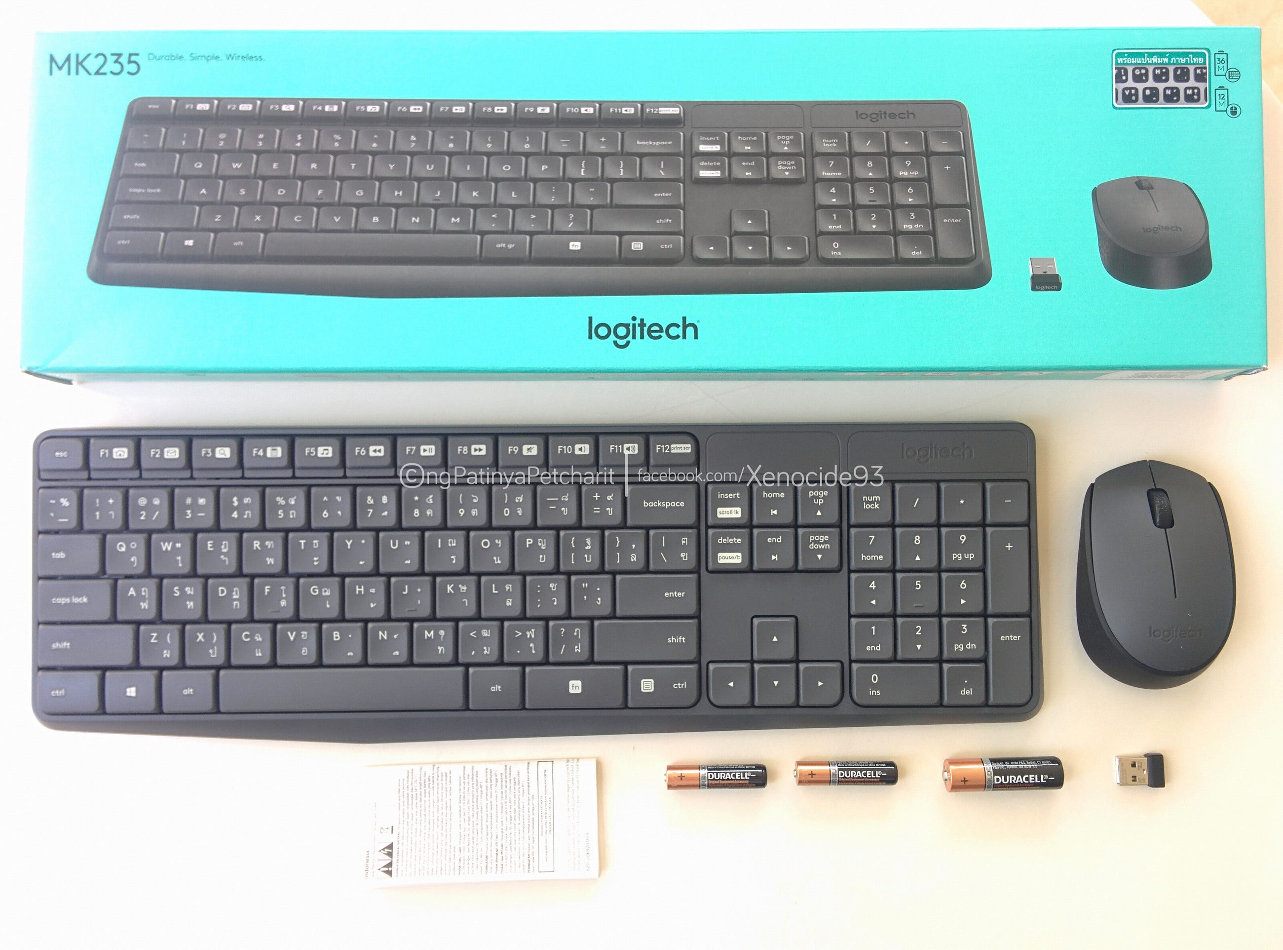 [REVIEW] Logitech MK235 ชุดเมาส์ คีย์บอร์ดมาตราฐานของปี 2016