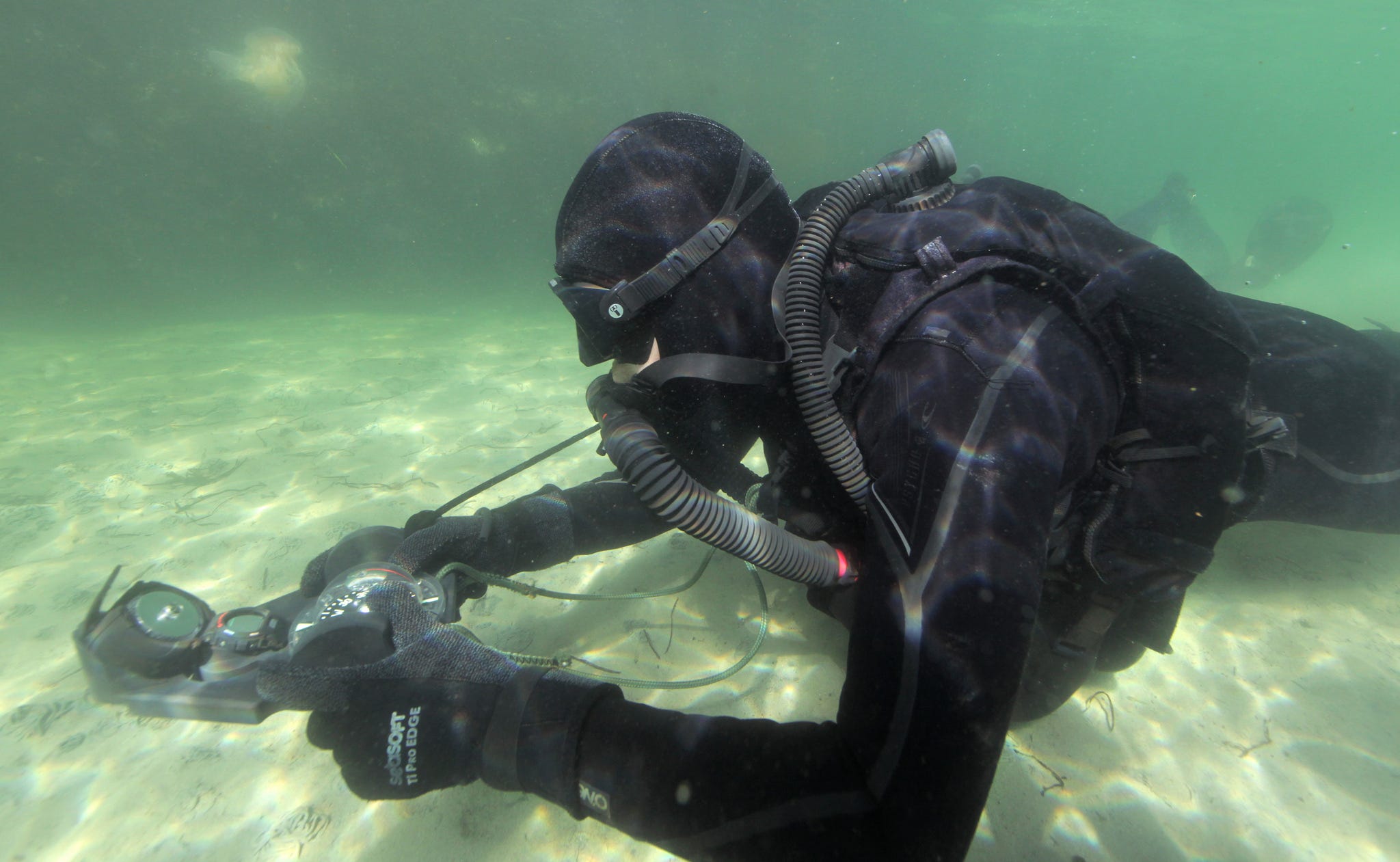 German Combat Divers Are Busy on Land and Underwater