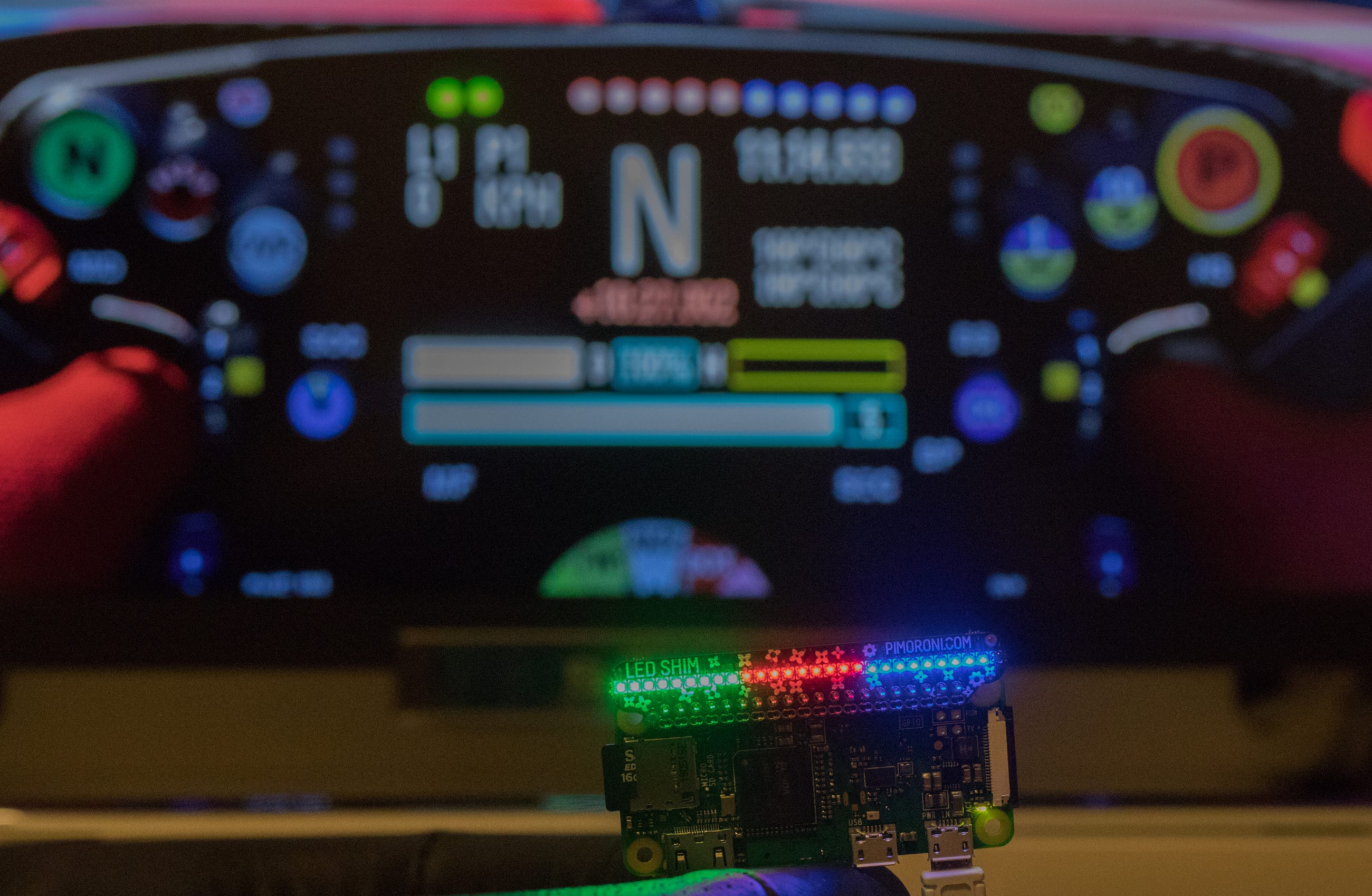 DIY: Build your own rev lights for racing games with a Raspberry Pi Zero