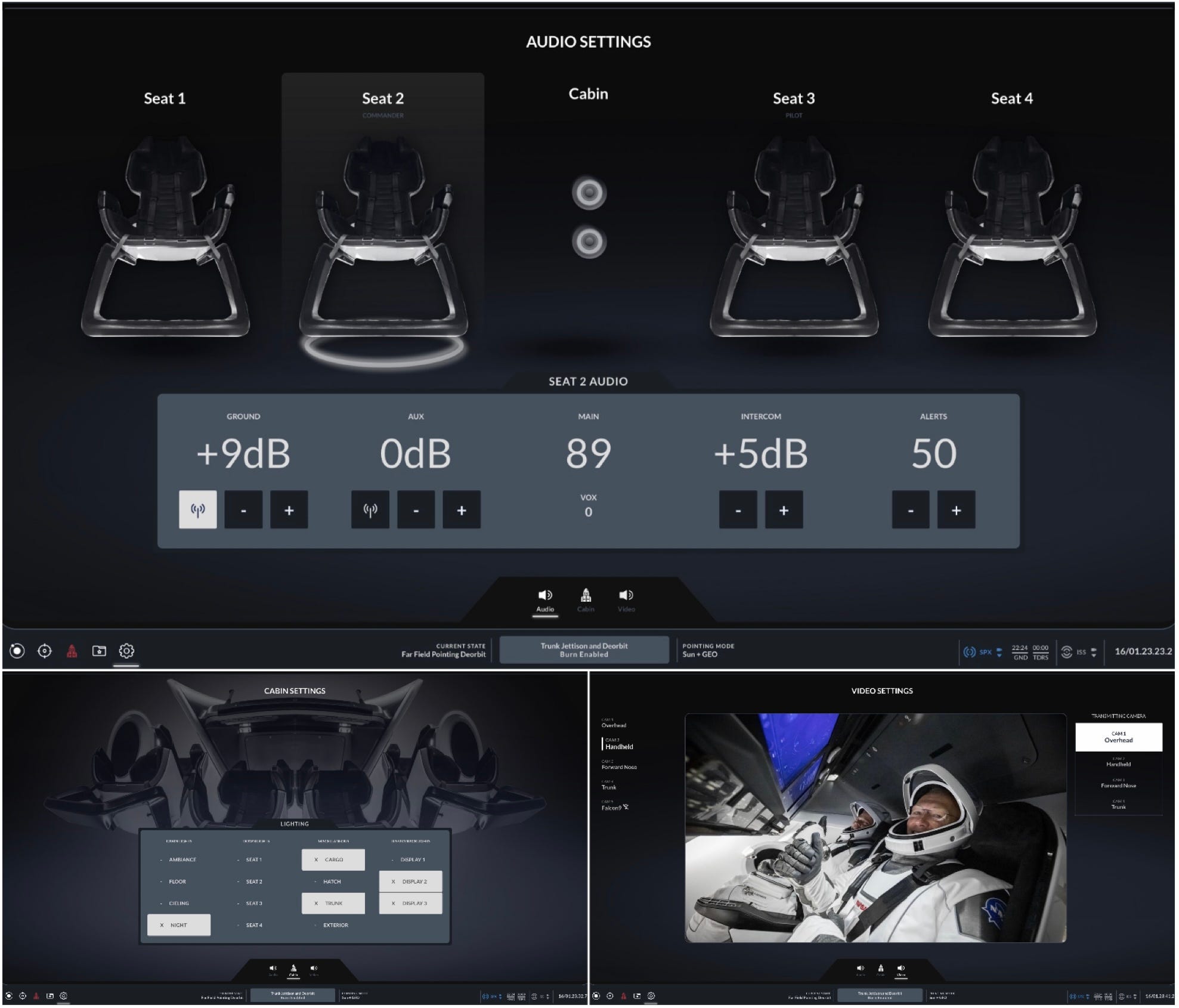 SpaceX Crew Dragon UI in 60 Days · DillonBaird.io