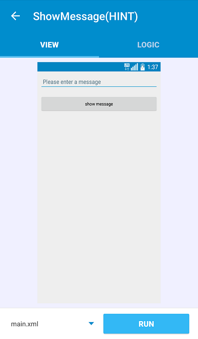Message Box — Creating an Android Application that Toasts the User Input