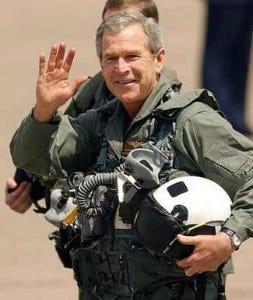 Bush on a shark. : r/MURICA