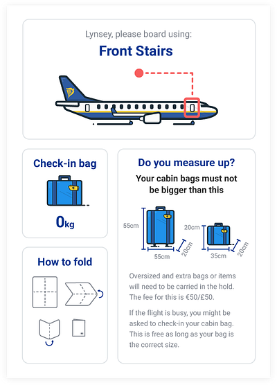 Priority Queue — Designing Ryanair’s Boarding Pass – Aonghus Davoren ...