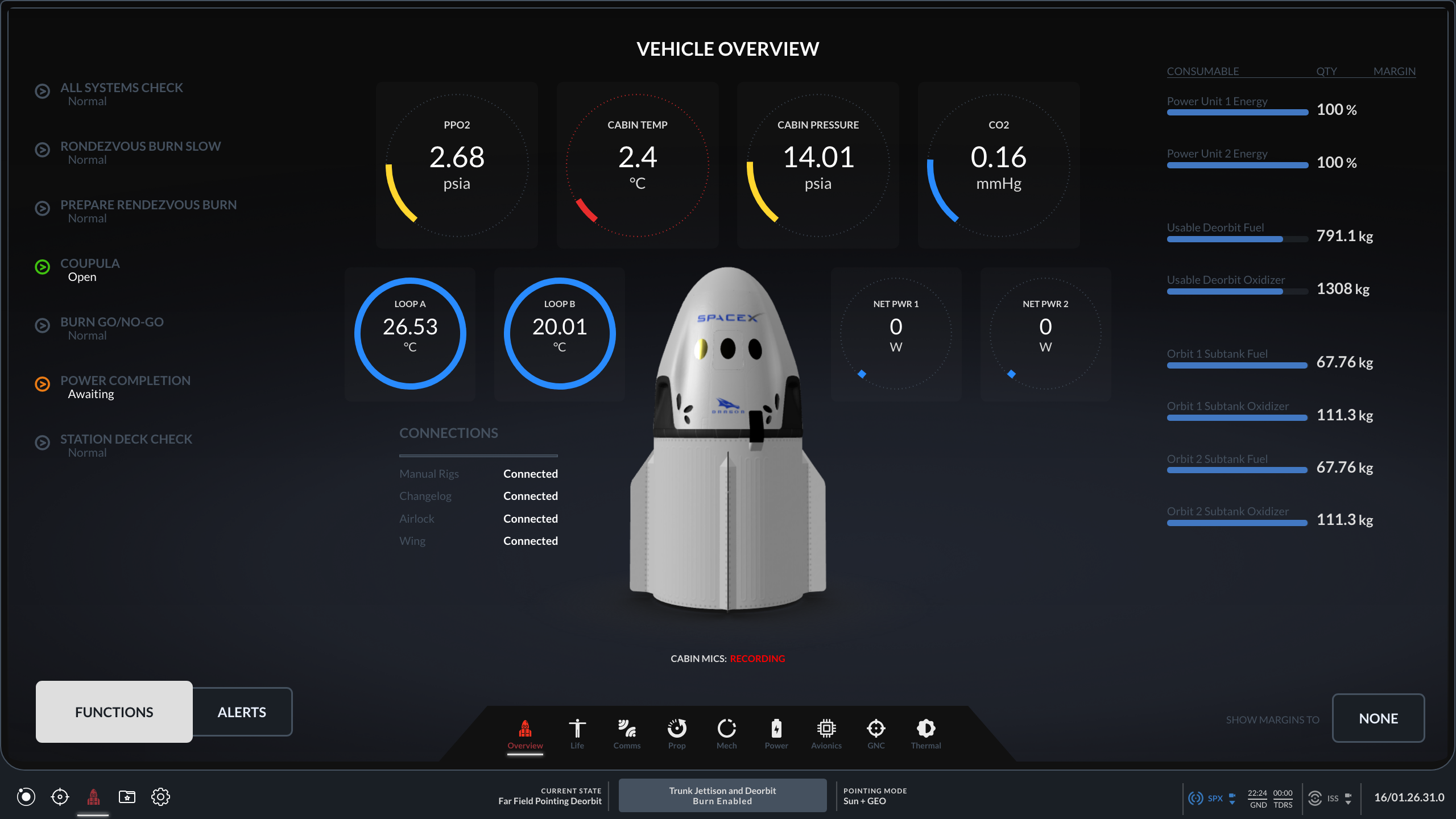 SpaceX Crew Dragon UI in 60 Days · DillonBaird.io
