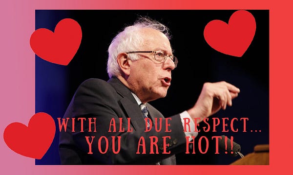 Say Happy Valentine’s Day with Bernie Sanders Cards