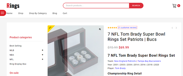 Unveiling Greatness: The Legacy of Tom Brady's 7 Super Bowl Rings Set ...