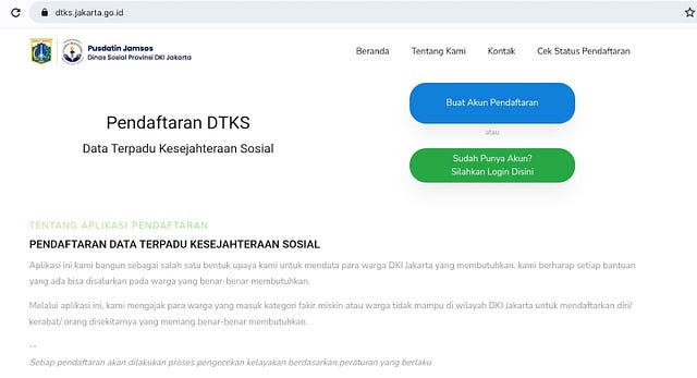 How to Register for DTKS in Jakarta || Jakarta Smart City