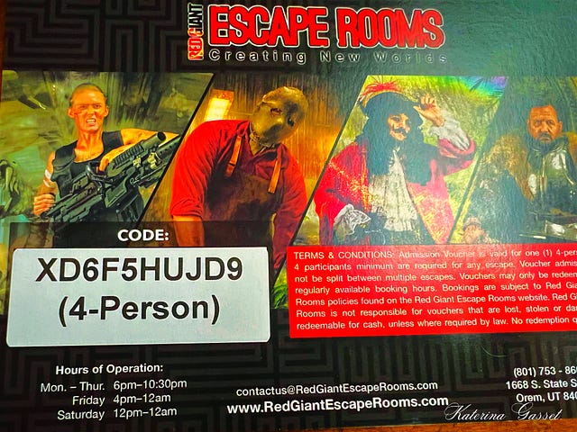 Red Giant Escape Rooms in Provo Utah
