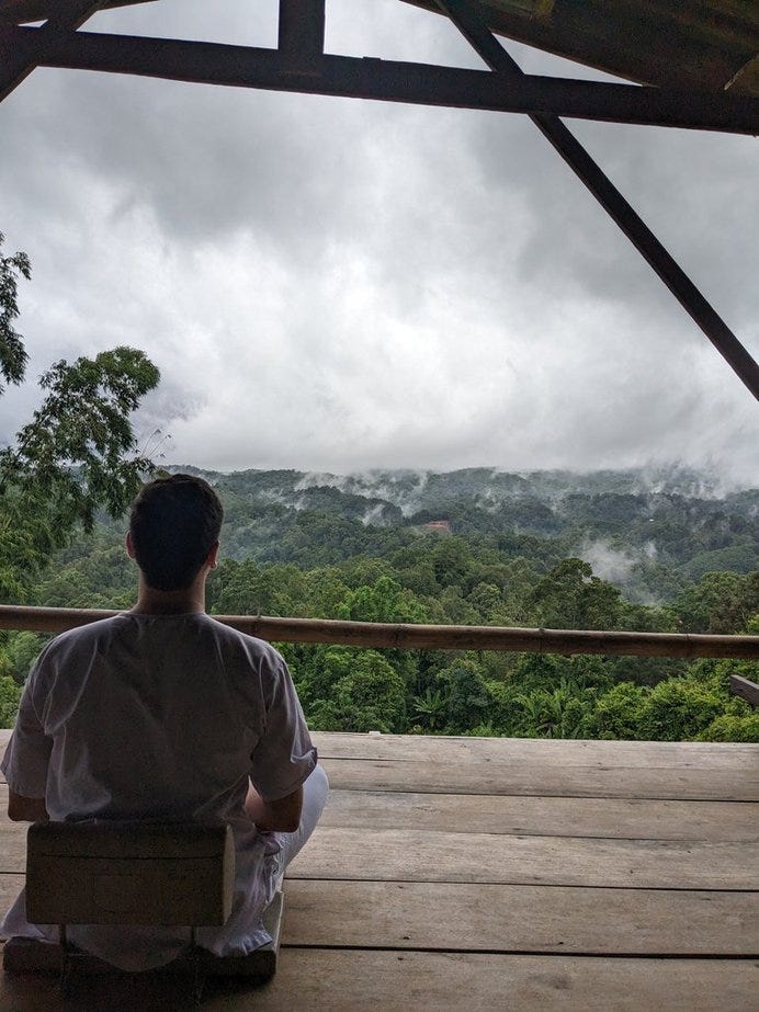 I Went On A 3 Day Meditation Retreat In Pa Pae North Of Thailand Located Between The Cities Of
