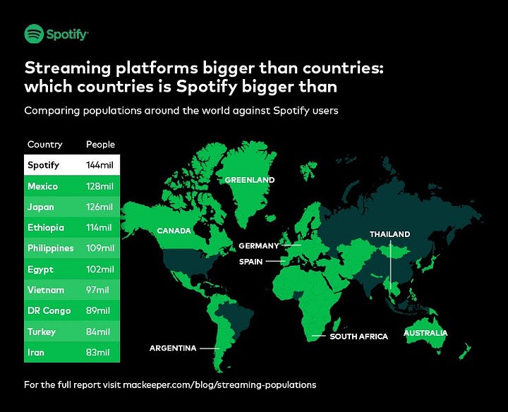 Maps Reimagined if Streaming Services Were Countries – Paul Dughi.com