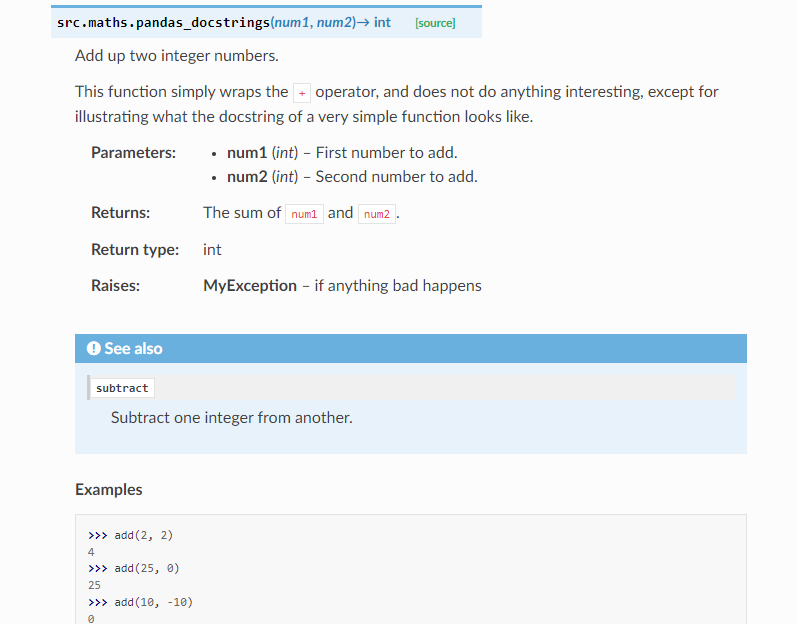 3 Different Docstring Formats for Python | LaptrinhX