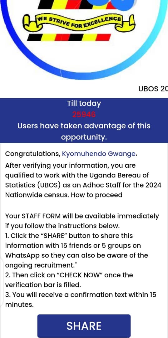 HOAX: This UBOS recruitment portal is fake