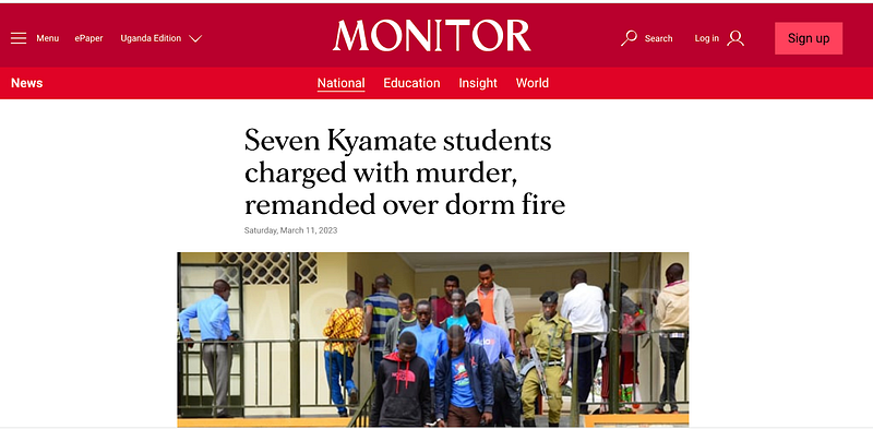 FALSE: Fatal dorm fire students not imprisoned for 40 years