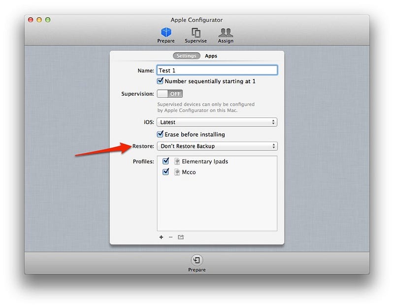 Apple Configurator Part II: Restoring Devices – Tj Houston