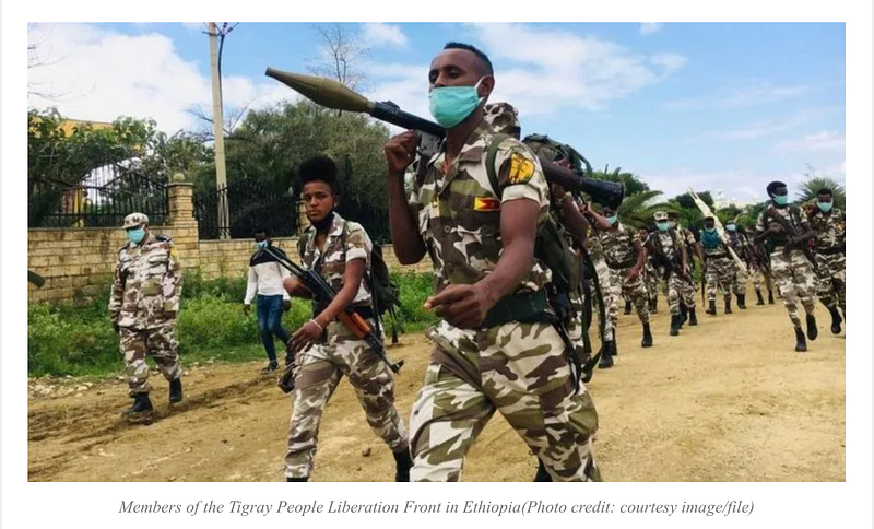 FALSE: These images don’t show an operation that destroyed 80 TPLF fighters