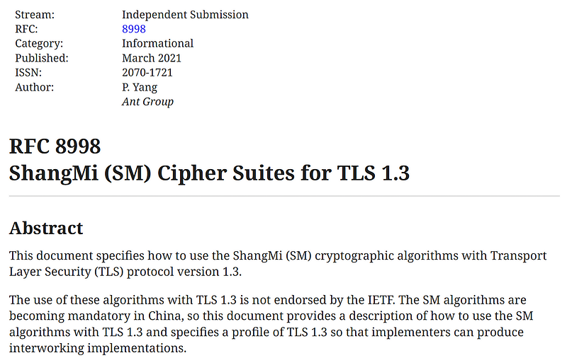 How Do The Chinese Ciphers Compare with NIST Standards?