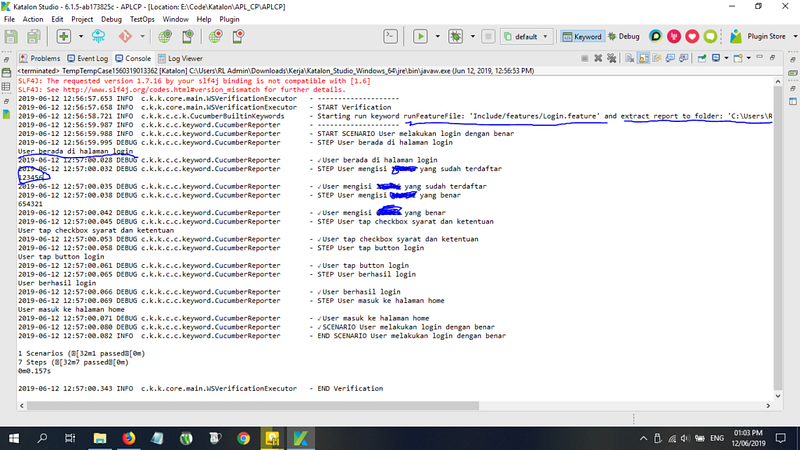 Mobile Test Automation menggunakan Katalon Studio dan Cucumber