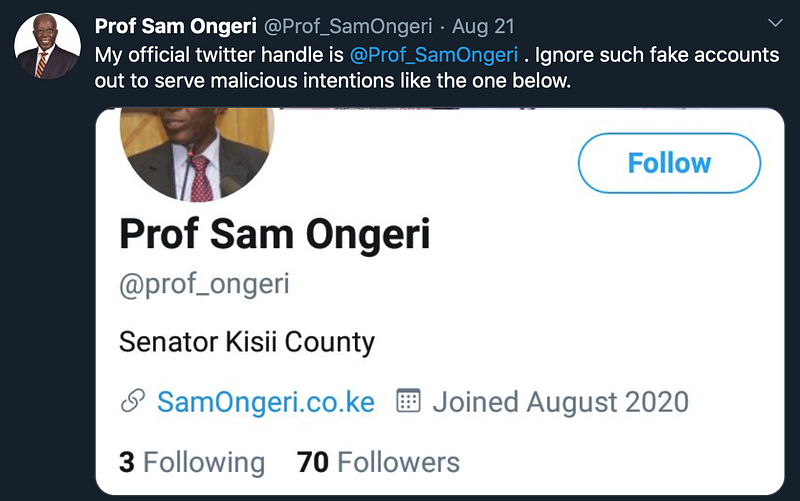 HOAX: This Twitter account posting misinformation does not belong to ...