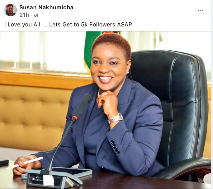 FAKE: This Facebook account using Kenya’s Health CS Susan Nakhumicha’s ...