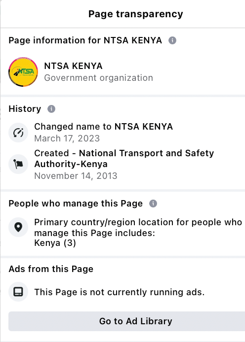 HOAX: This Facebook page asking Kenyans to apply for new generation ...