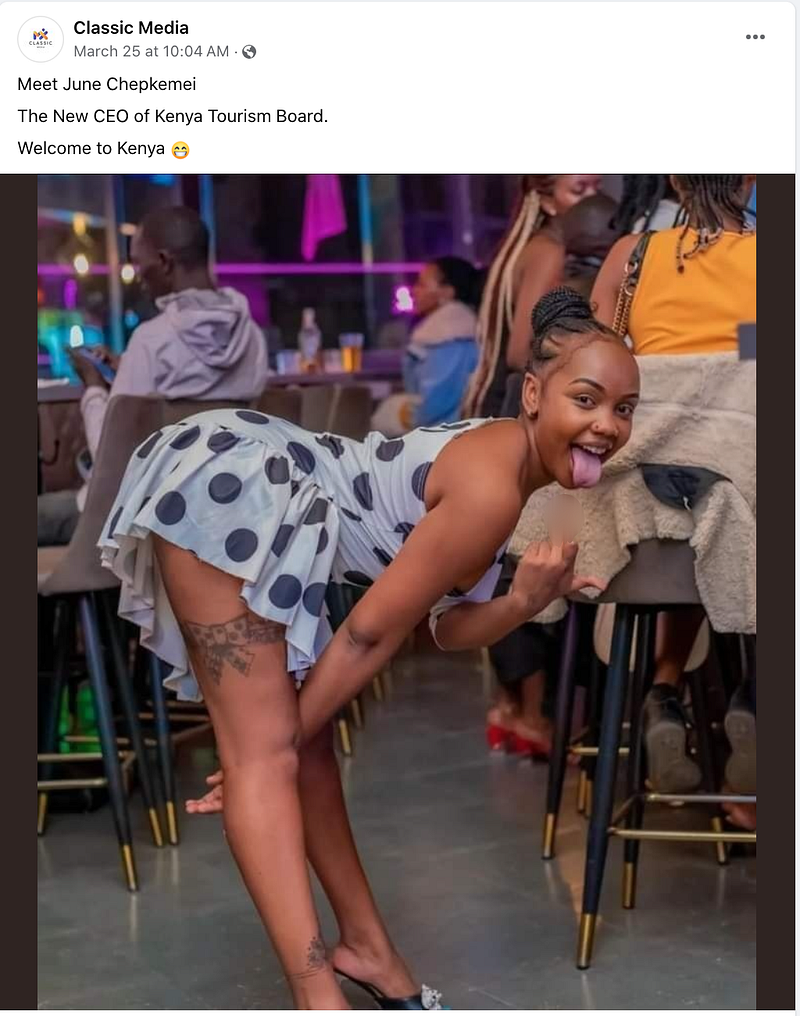 FALSE: This image is not of the new KTB chief executive