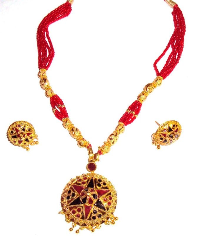 Nature inspired traditional Assamese jewelleries – Munmun Dey – Medium