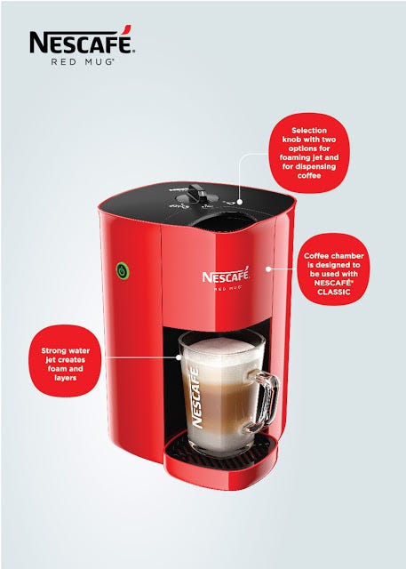 Nescafe Red Mug Coffee Machine @ Unboxing In Malaysia Experience