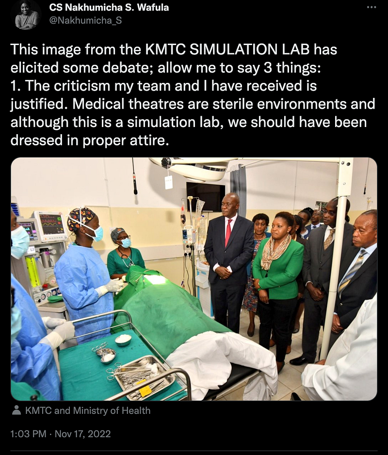 FALSE: This image is not of Kenya’s Health CS Susan Nakhumicha ...