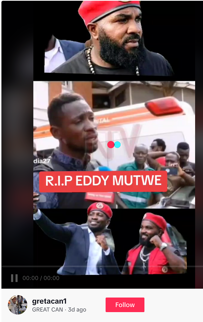 FALSE: This video isn’t of Bobi Wine announcing the alleged death of ...